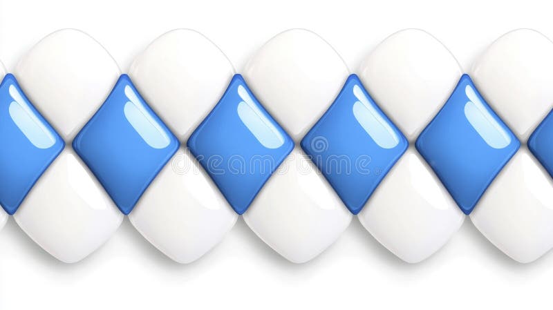 Abstract Seamless Pattern of Glossy White and Light Blue Diamonds Stock ...