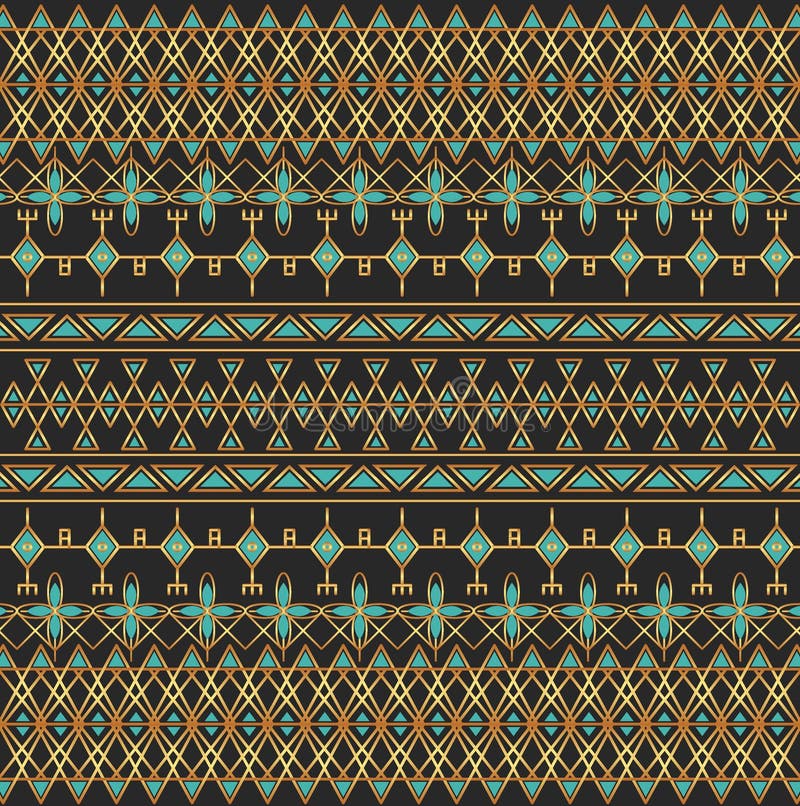 Abstract Seamless Pattern Gold and Dark Stock Vector - Illustration of ...