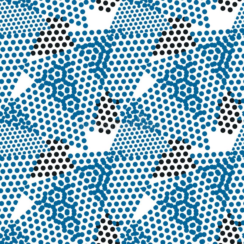 Abstract Seamless Pattern with Graphyc Elements - Points and Dots ...