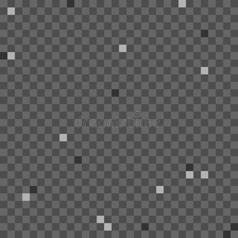 Abstract Seamless Pattern of Grayscale Rectangles in a Pixel Art Style ...