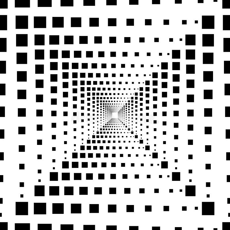 Abstract Seamless Pattern Illustration of Rectangular Optical Illusion ...