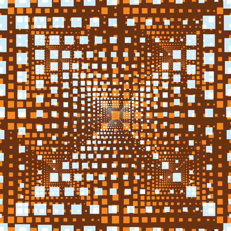 Abstract Seamless Pattern Illustration of Rectangular Optical Illusion ...