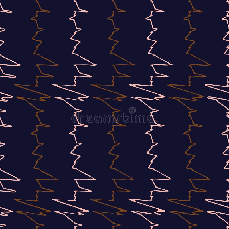 Abstract Seamless Pattern Illustration of Scribbled Shapes in Geometric ...