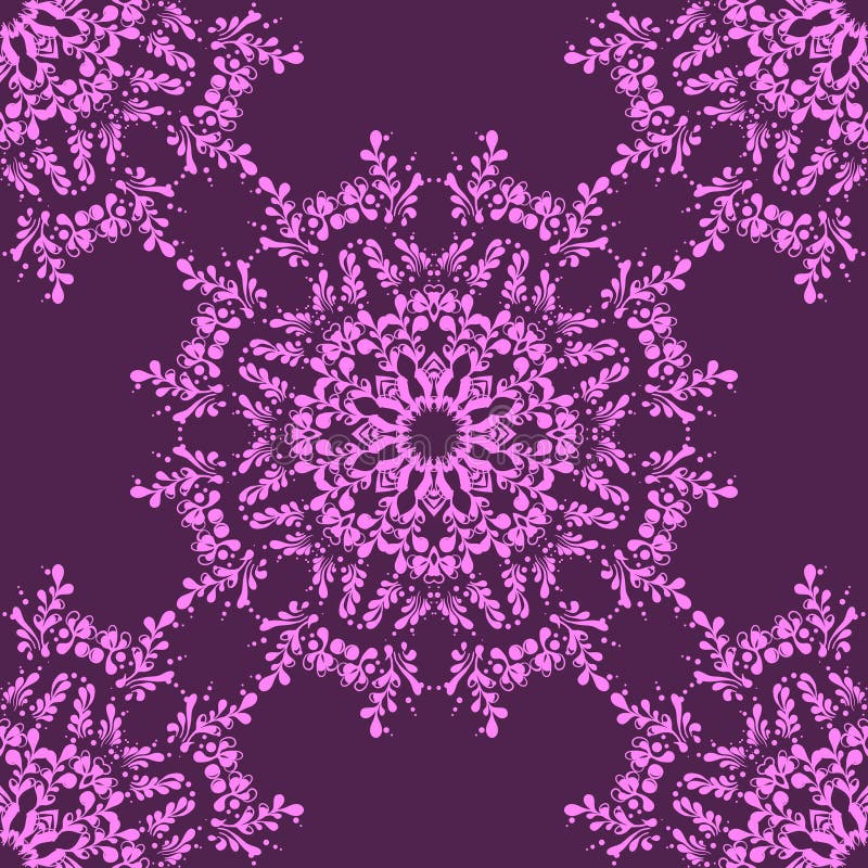 Abstract Seamless Pattern with Lace Stock Illustration - Illustration ...