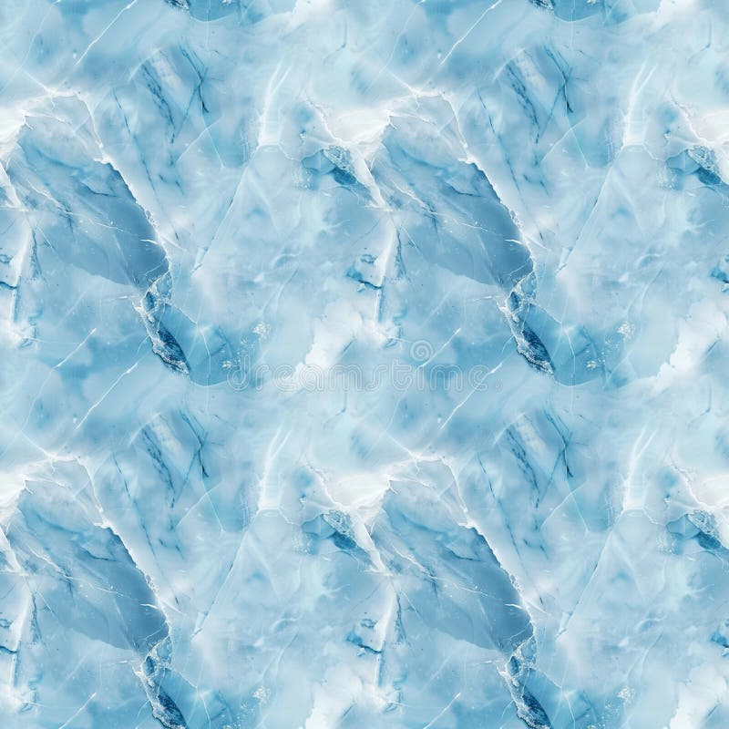 Seamless Pattern of Light Blue Stone Texture or Surface of Ice. Stock ...