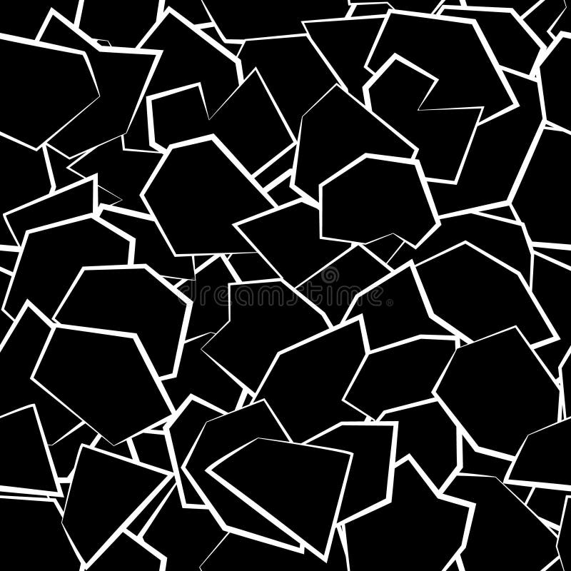 Abstract Seamless Pattern of Light Broken Lines on Dark Background ...