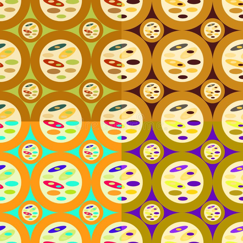 Abstract seamless pattern stock vector. Illustration of bright - 49500428