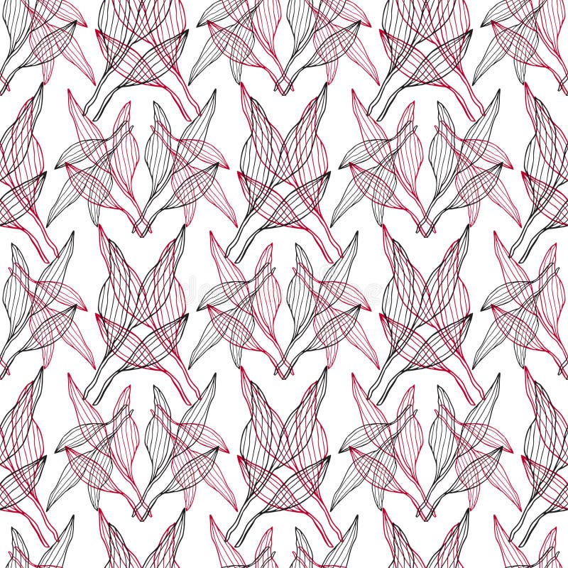 Abstract Seamless Pattern. Nature Repeating Background. Line Pattern ...