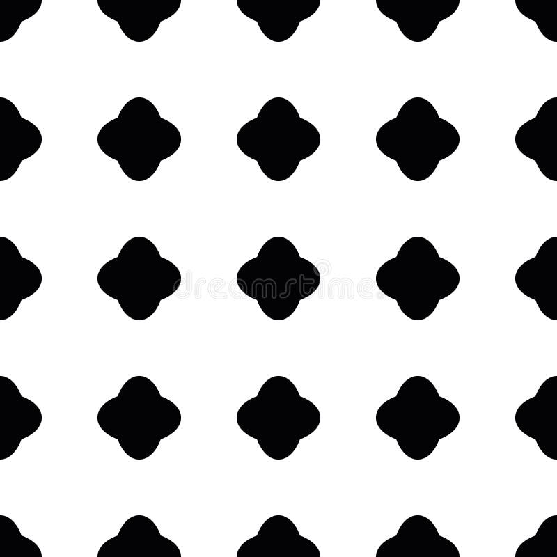 Abstract Seamless Pattern Ol Rounded Shapes Stock Vector - Illustration ...