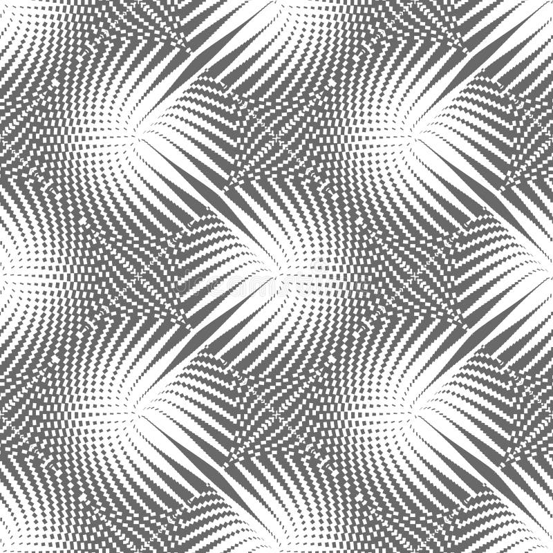 Abstract Seamless Pattern. Optical Illusion of the Movement of ...