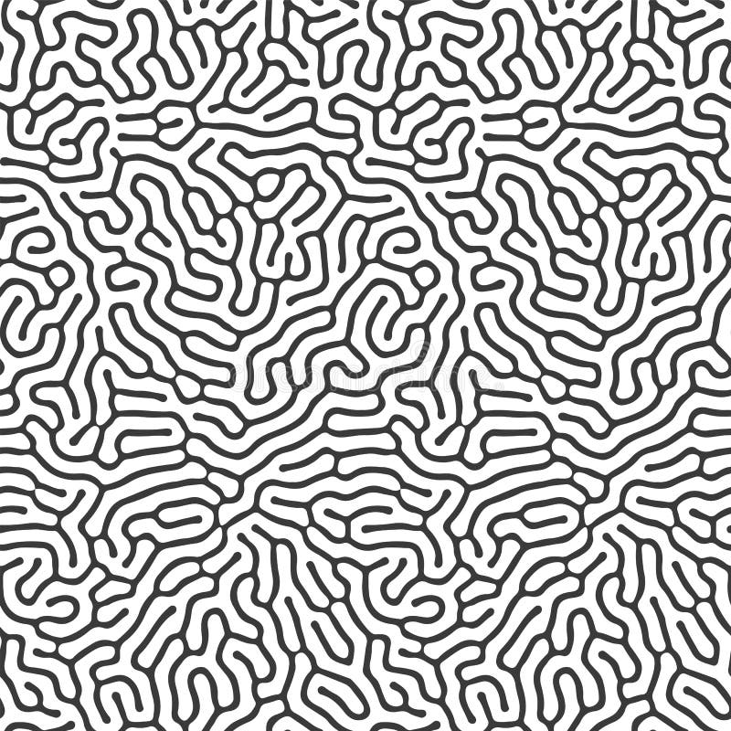 Abstract Seamless Pattern. Organic Curves. Organic Seamless Pattern ...