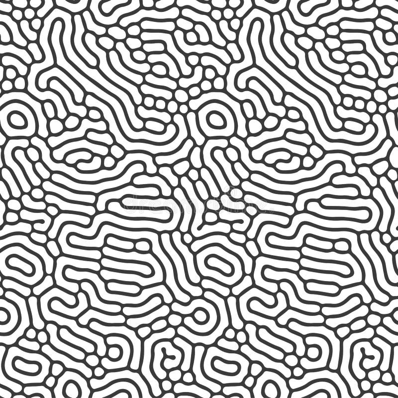 Abstract Seamless Pattern. Organic Curves. Organic Seamless Pattern ...