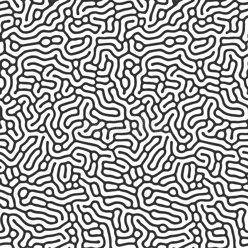 Abstract Seamless Pattern. Organic Curves. Organic Seamless Pattern ...