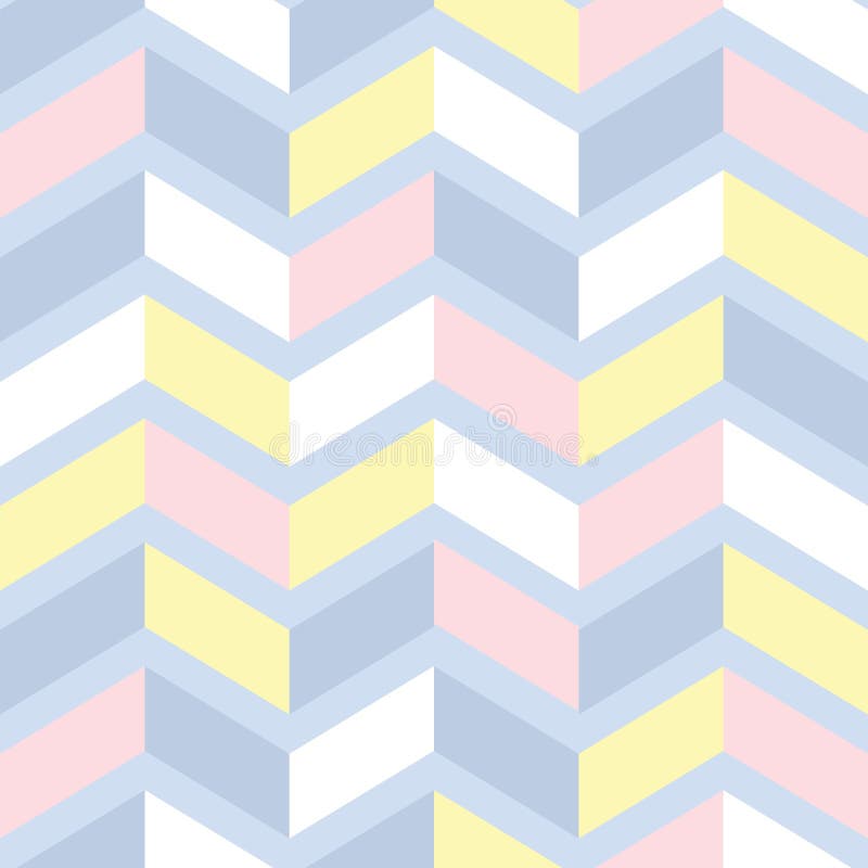 Abstract Seamless Pattern in Pastel Colors. Design Based on Geometric ...