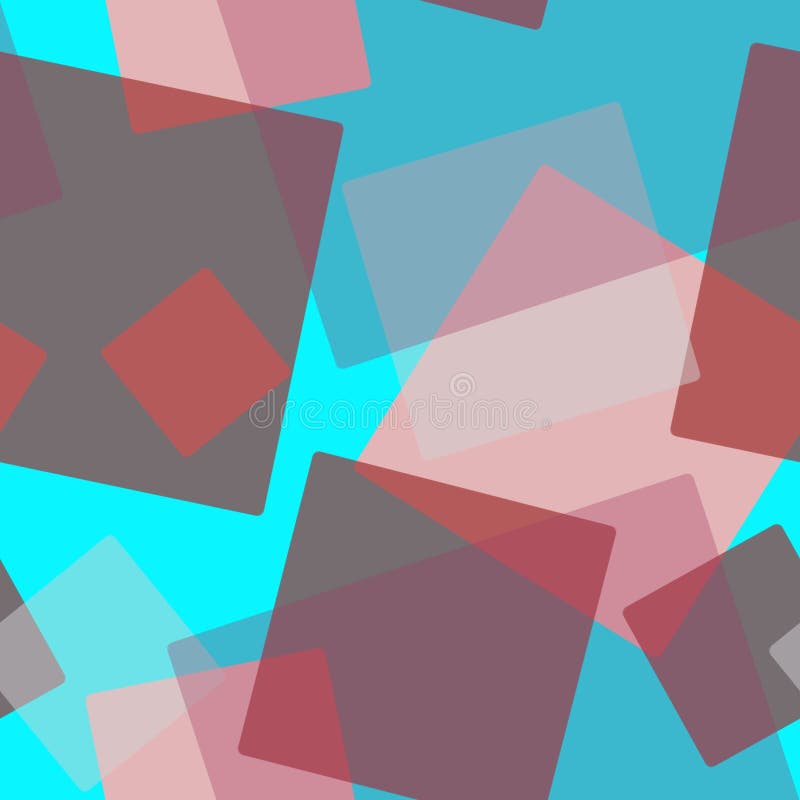 Seamless Pattern of Randomly Arranged Squares of Colored Motley Stock ...