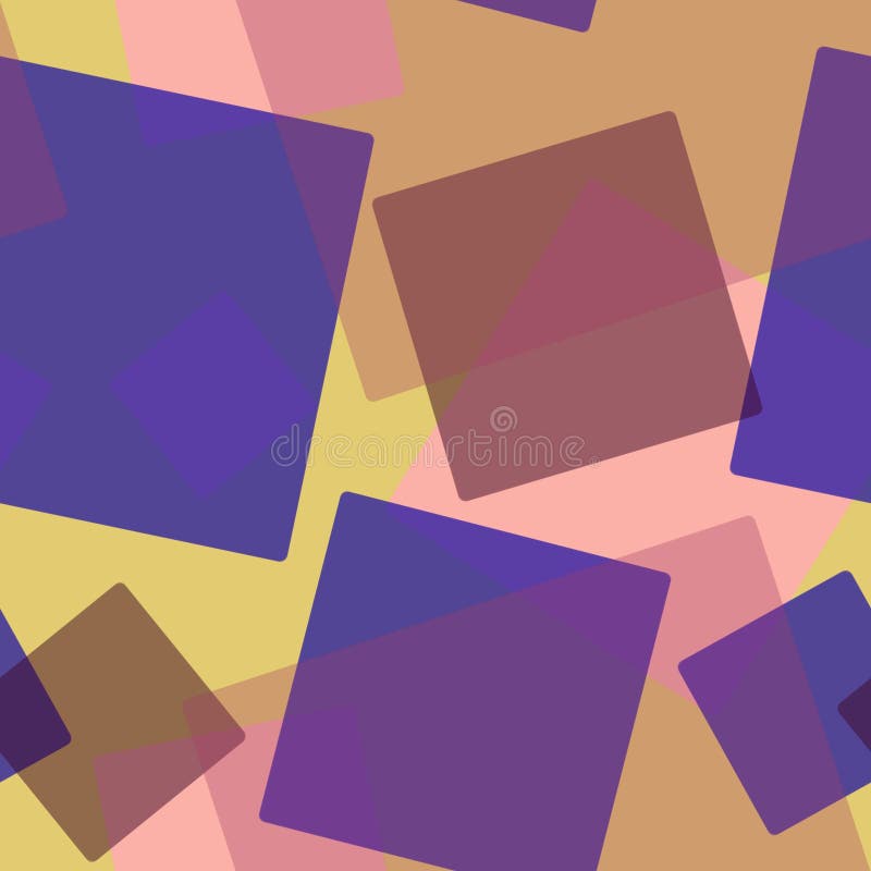 Seamless Pattern of Randomly Arranged Squares of Colored Motley Stock ...