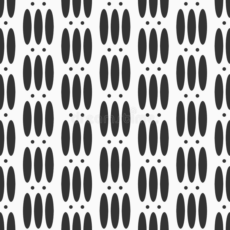 Abstract Seamless Pattern with Repeating Lines and Dots Stock Vector ...