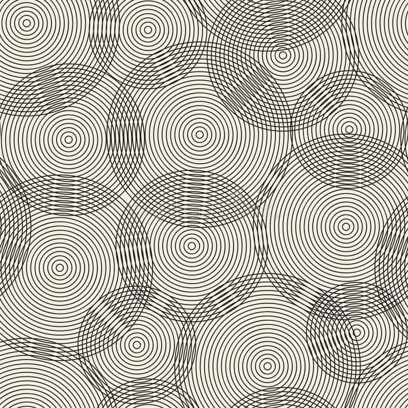 Abstract Black and White Seamless Pattern. Vector Stock Vector ...