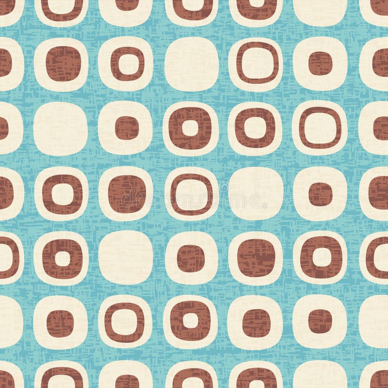 Abstract Seamless Pattern of Rounded Squares with Random Details. Mid ...