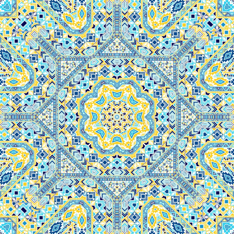 Abstract Seamless Pattern with Geometric Elements Structure Stock ...