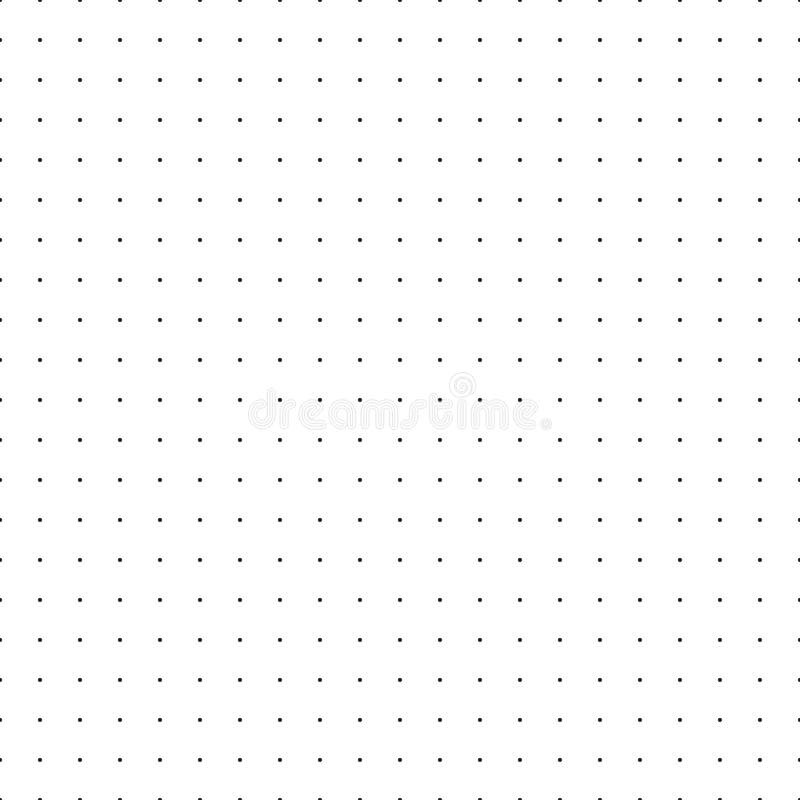 Abstract Seamless Pattern. Small Black Dots in Square Order Stock ...