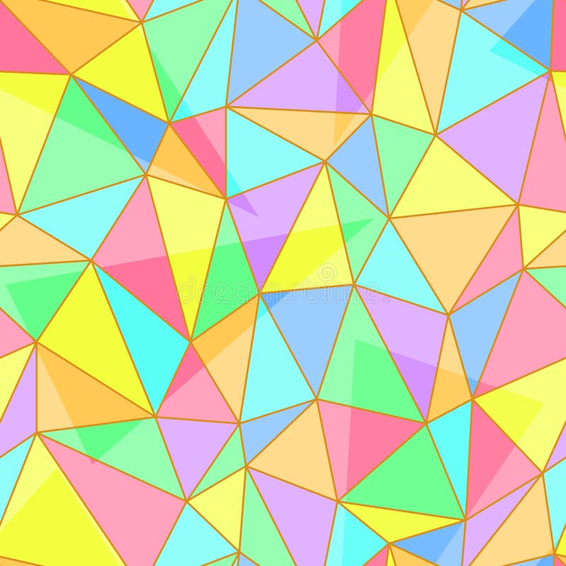 Stained Glass Triangle Pattern Stock Illustrations – 9,821 Stained ...