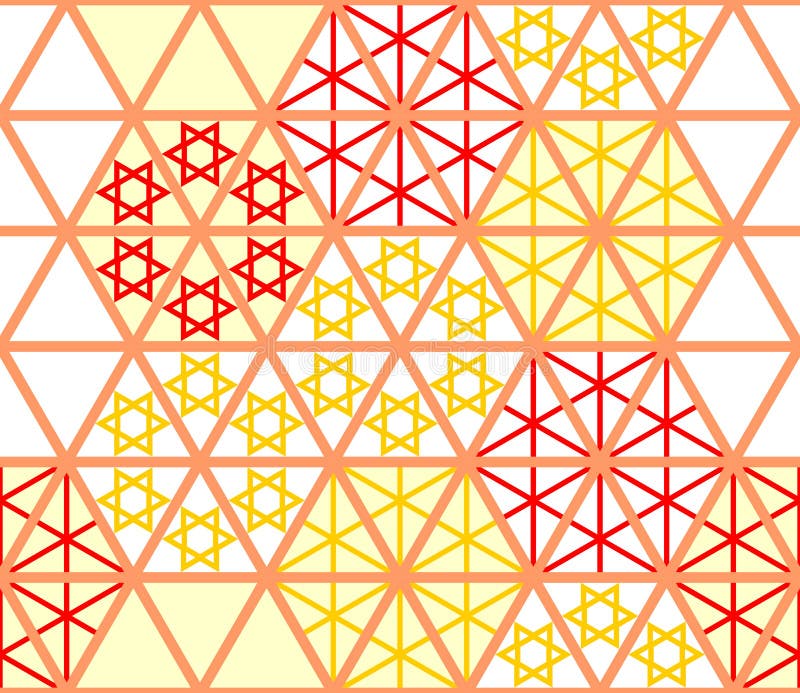 Abstract Seamless Pattern in Triangles in Japanese Style. Vector Design ...