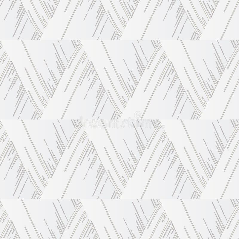 Abstract Seamless Pattern of Triangles. Lines and Strokes Stock Vector ...