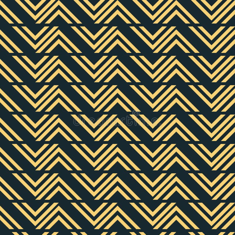 Seamless Pattern of V Shapes Forming Peculiar Zigzag Stock Vector ...