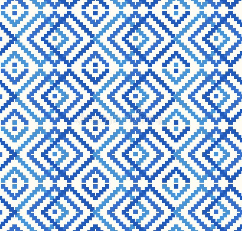 Netting Abstract Funky Pattern. Seamless Colorful Stock Vector ...