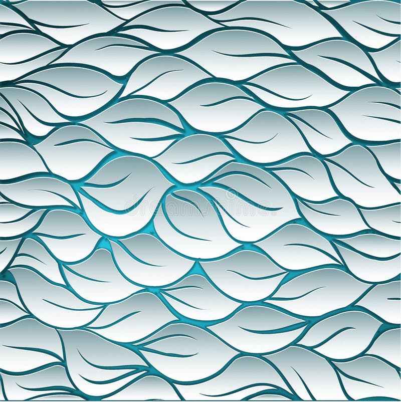 Colorful Geometric Seamless Repetitive Vector Curvy Waves Pattern ...