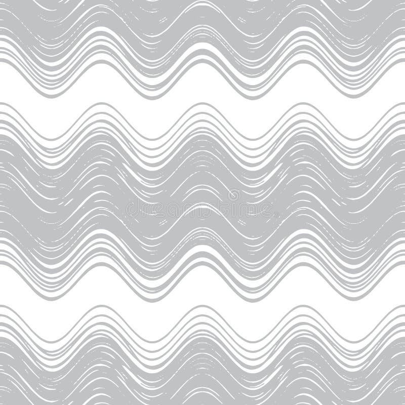 Abstract Seamless Pattern of Waves. Ripples on the Surface of the Water ...