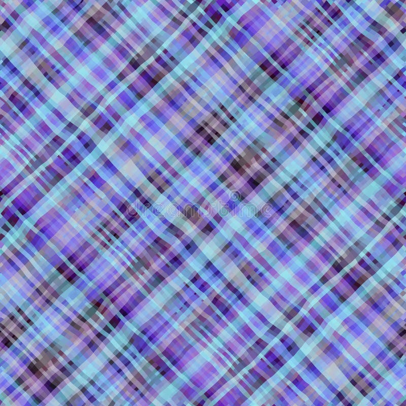 Abstract Seamless Pattern. Wavy Diagonal Blur Plaid. Stock Vector - Illustration of colors, blur ...
