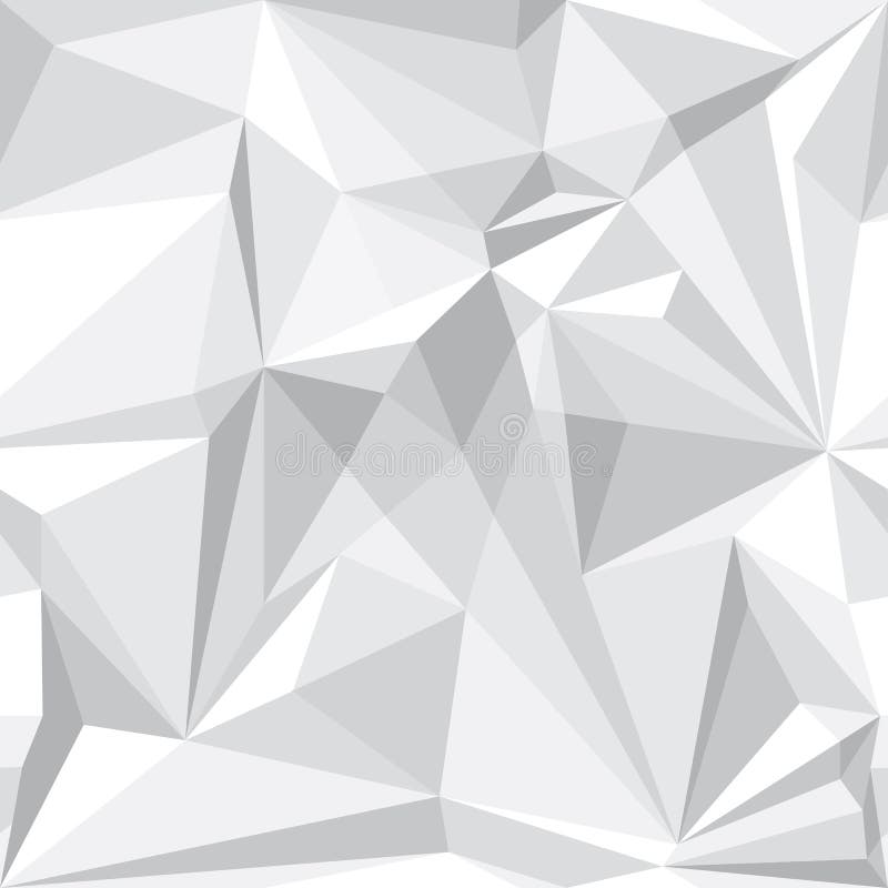 Abstract Seamless Pattern in White. Stock Vector - Illustration of ...