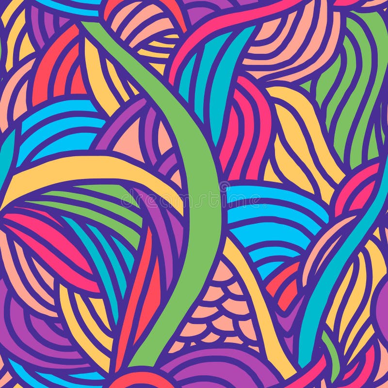 Abstract Seamless Patterns. Stock Vector - Illustration of element ...