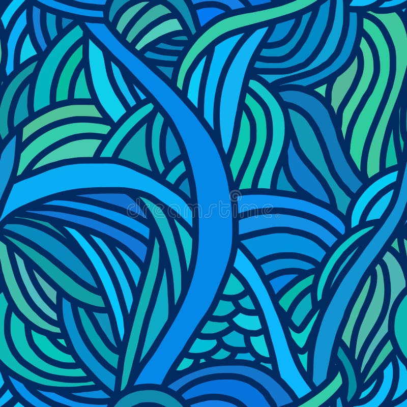 Abstract Seamless Patterns. Stock Vector - Illustration of contemporary ...