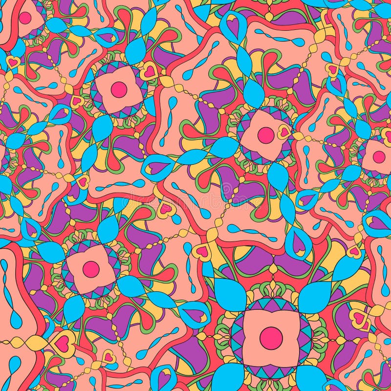 Abstract Seamless Patterns. Stock Vector - Illustration of graphical ...