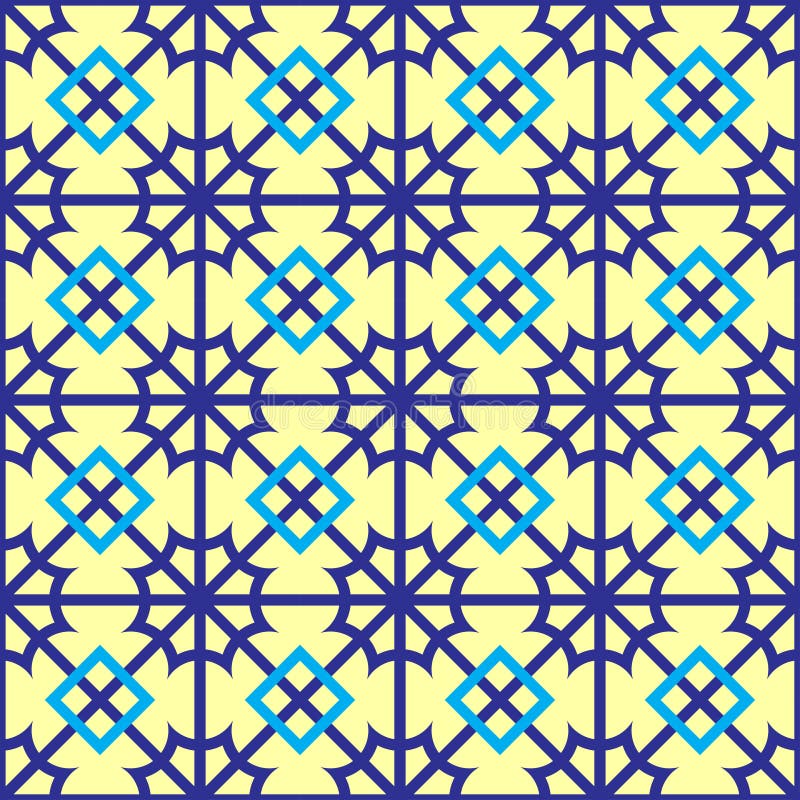 Abstract Seamless Patterns in Islamic Style. Stock Illustration ...