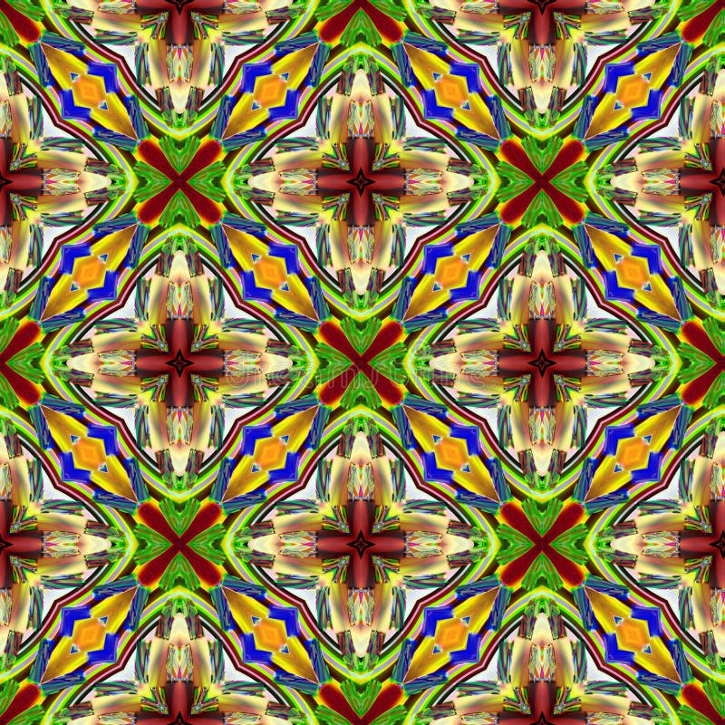 Abstract Seamless Repeat Pattern Stock Illustration - Illustration of ...