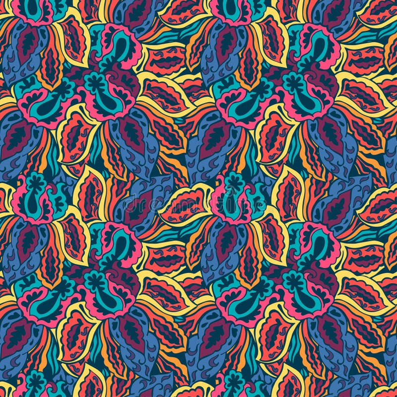 Abstract Seamless with Round Gold Pattern Stock Vector - Illustration ...