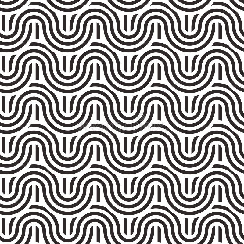 Seamless Rounded Squares Black Stock Vector - Illustration of ...