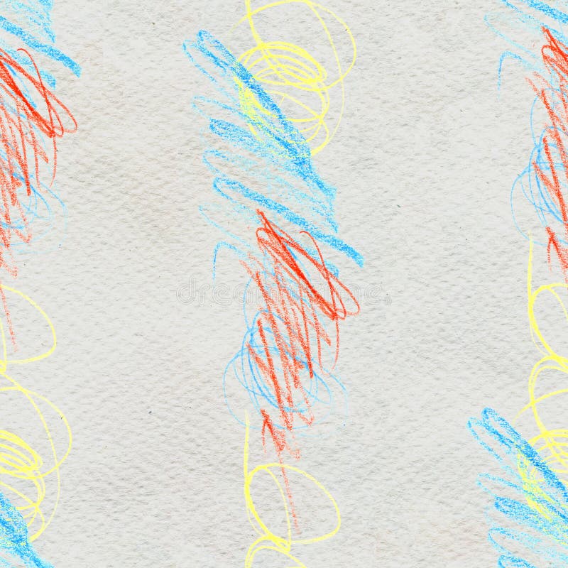 Scribble Hand Drawn Pattern Stock Illustration - Illustration of ...