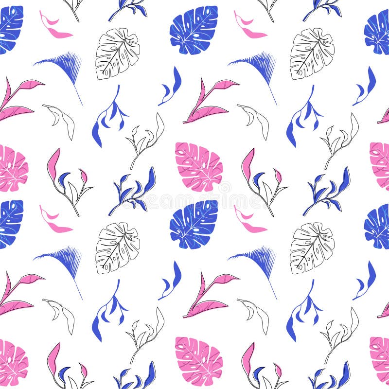 Abstract Seamless Shape in Vibrant Colors. Creative Repeating ...