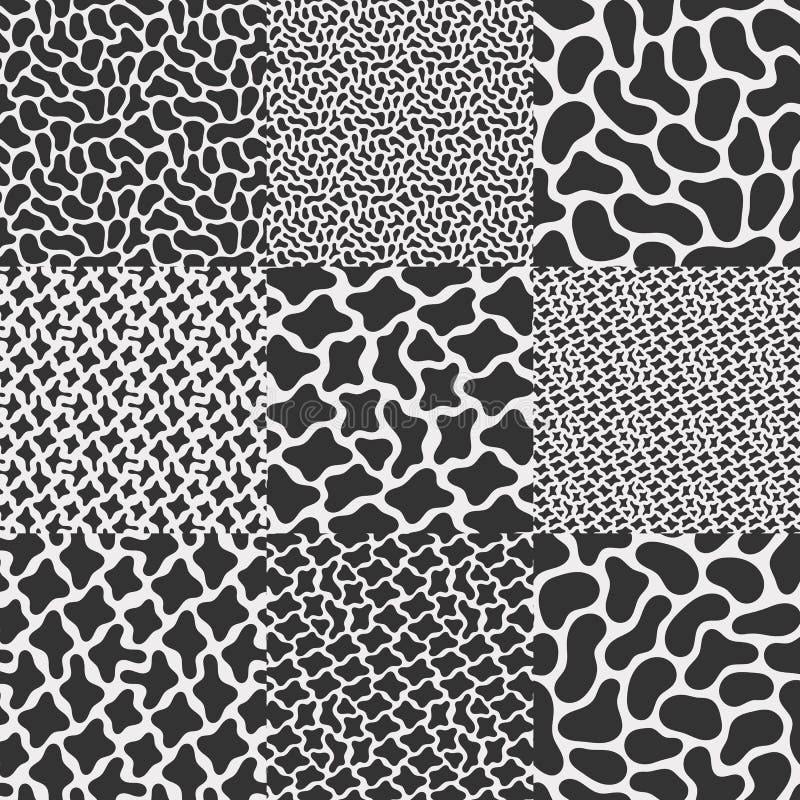 Abstract Seamless Stain Pattern. Stock Vector - Illustration of ...