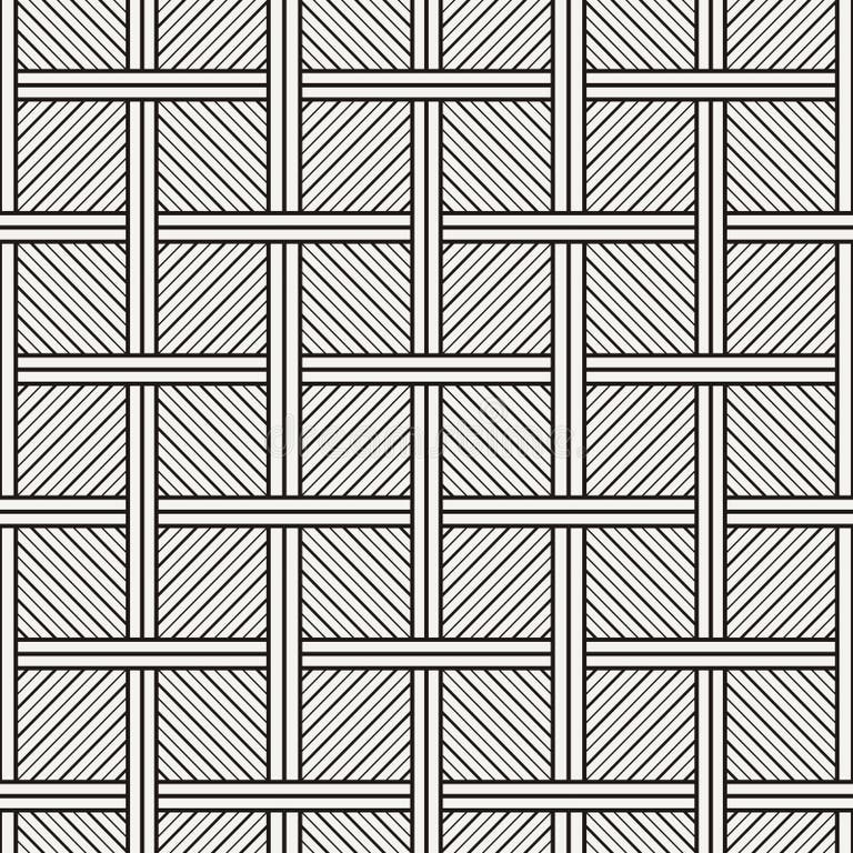 Abstract Seamless Stripe Geometric Pattern Stock Vector - Illustration ...