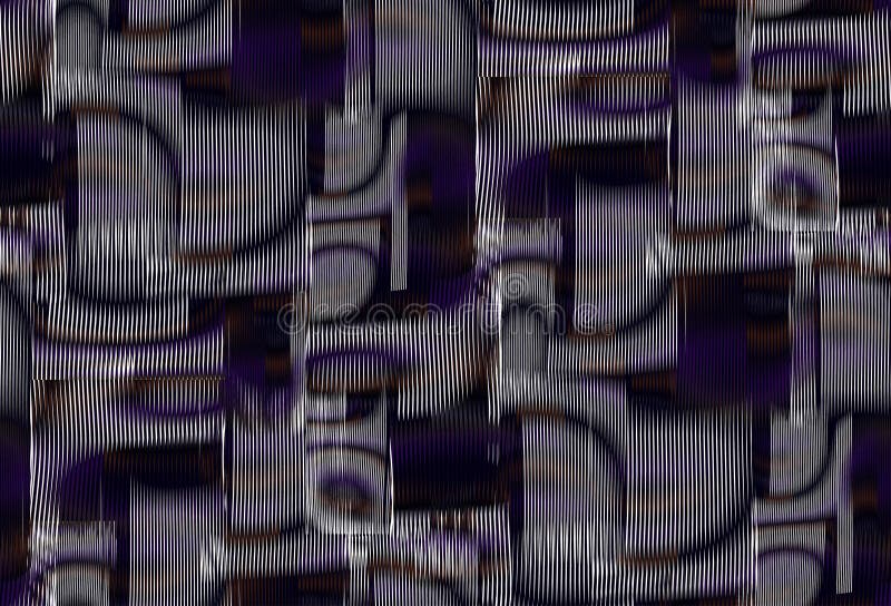 Abstract Seamless Texture with Distortion and Deformation of Striped ...