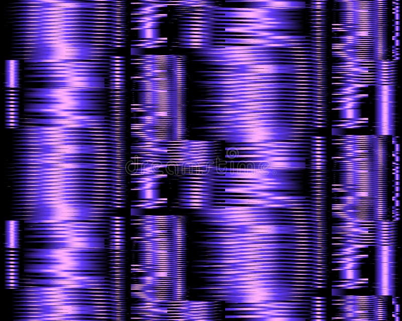 Abstract Seamless Texture with Glitch Gradient Convex Stripes. Stock ...