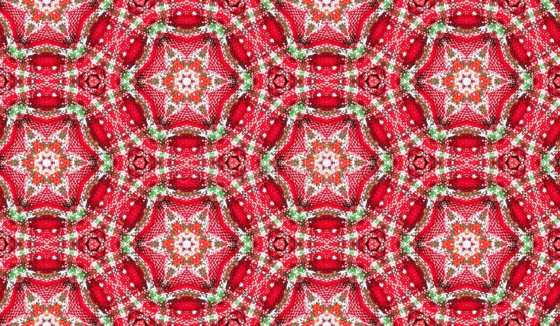 Abstract Seamless Texture from a Photo of Red Green Textile Stock ...