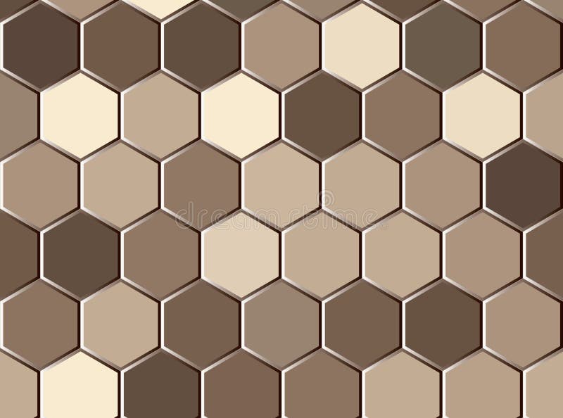Abstract Seamless Tile Background. Noise Structure with Hexagon Colored ...