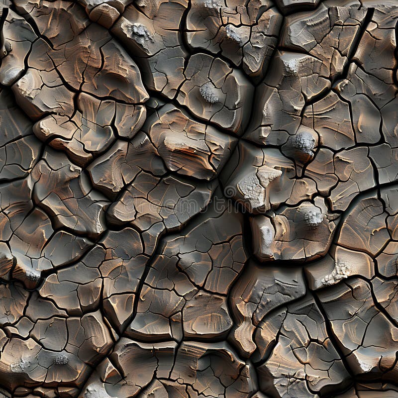 Abstract Seamless Tile of Ground or Reptile Skin Stock Illustration ...